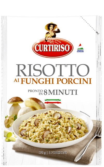 CurtiRiso - Ready Risotto with Porcini Mushrooms 175g | Emporio Italia