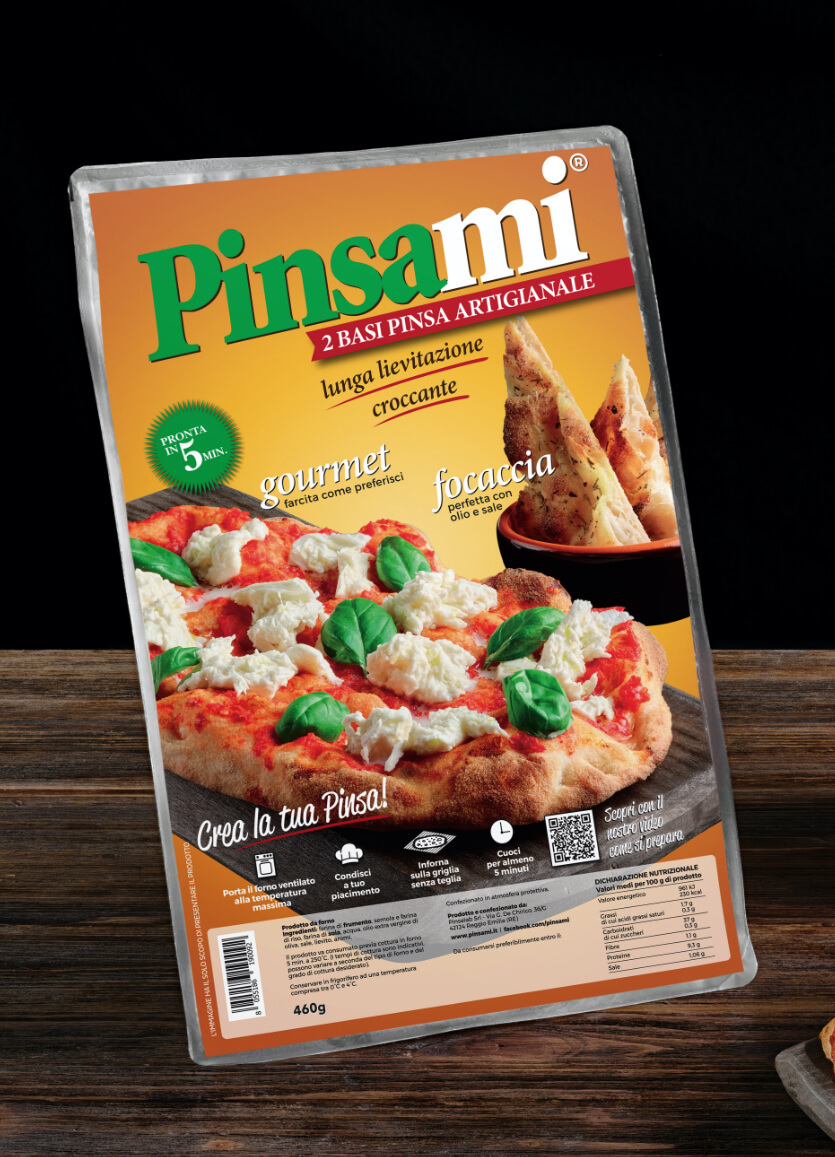 PinsaMi - 2 Basi per Pinsa Romana - 2 X 230g | Emporio Italia