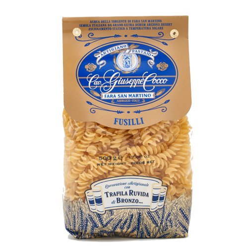 Cav. Giuseppe Cocco - Trafila Ruvida - Fusilli - 500g | Emporio Italia