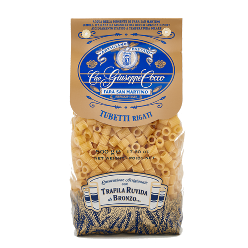 Cav. Giuseppe Cocco – Trafila Ruvida – Tubetti Rigati – 500g | Emporio ...